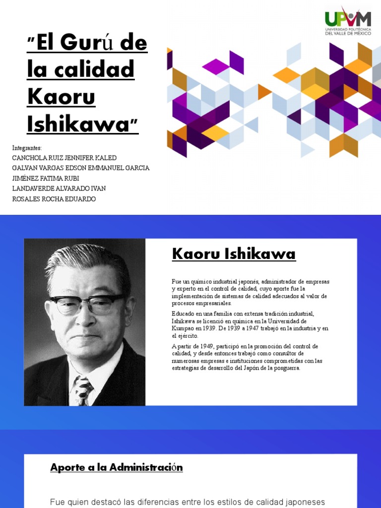 El Gurú de La Calidad Kaoru Ishikawa | PDF