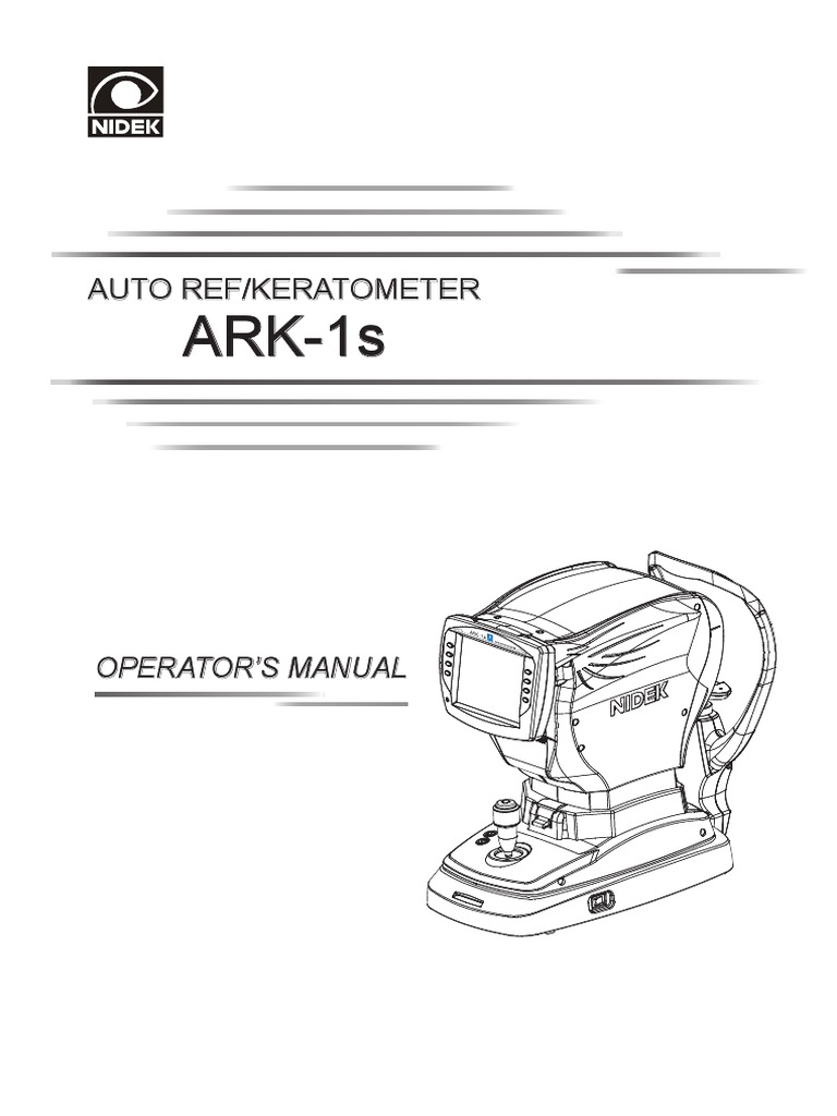 ARK-1s ARK-1s: Auto Ref/Keratometer Auto Ref/Keratometer | PDF | Visual Acuity