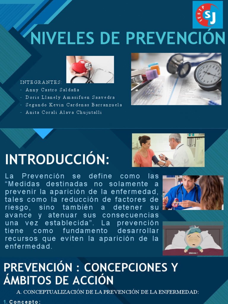 Niveles de Prevención | PDF | Asistencia sanitaria preventiva | Comportamiento