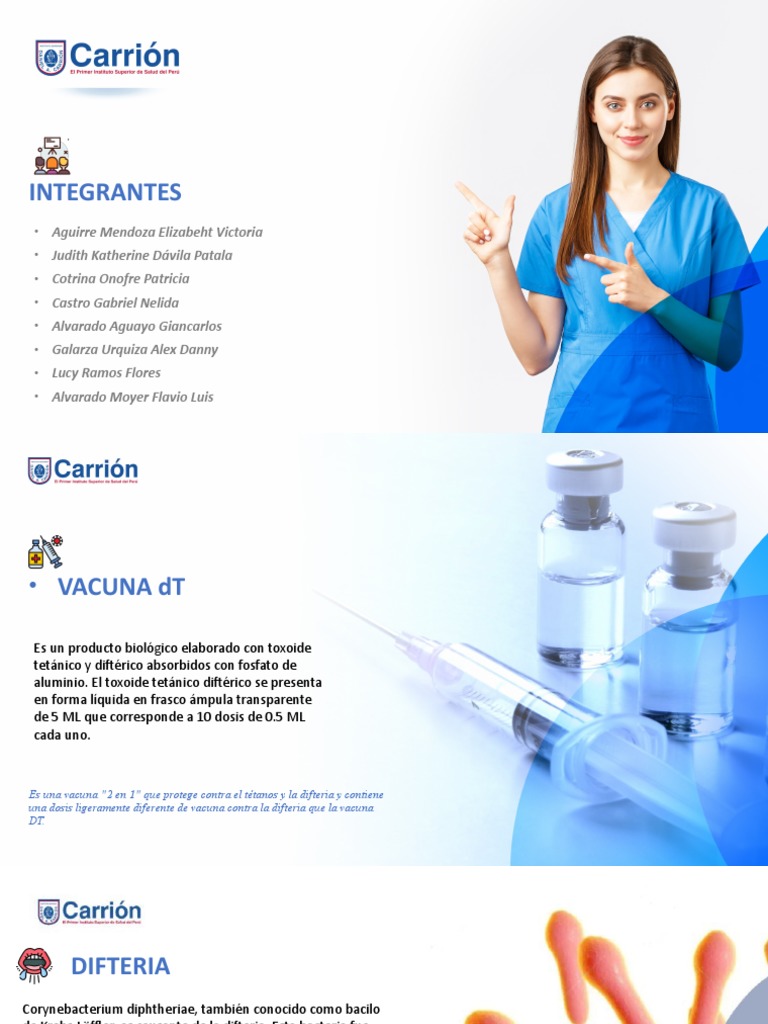 Vacuna Dt v1 | PDF | Especialidades Medicas | Medicina CLINICA