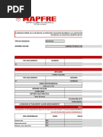 Formulario de Mapfre Solicitud de Extension de Dias y Pre Autorizacion ...