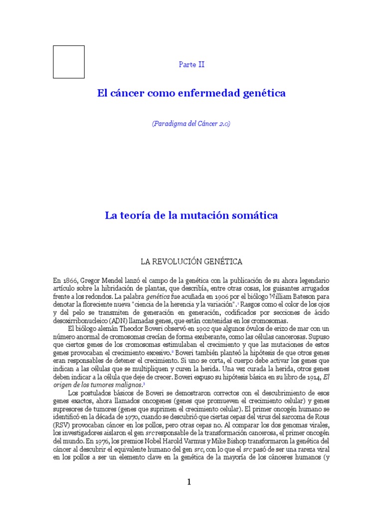 Jason Fung - The Cancer Code (Cap6-9) Es | PDF | Cáncer | Mutación