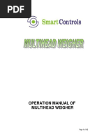 01 Operating Manual Checkweigher | PDF | Menu (Computing) | Touchscreen