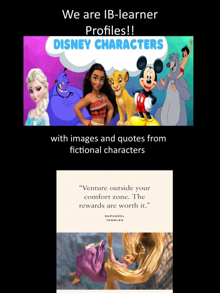 We Are IB-learner Profiles!!: With Images and Quotes From Fictional ...