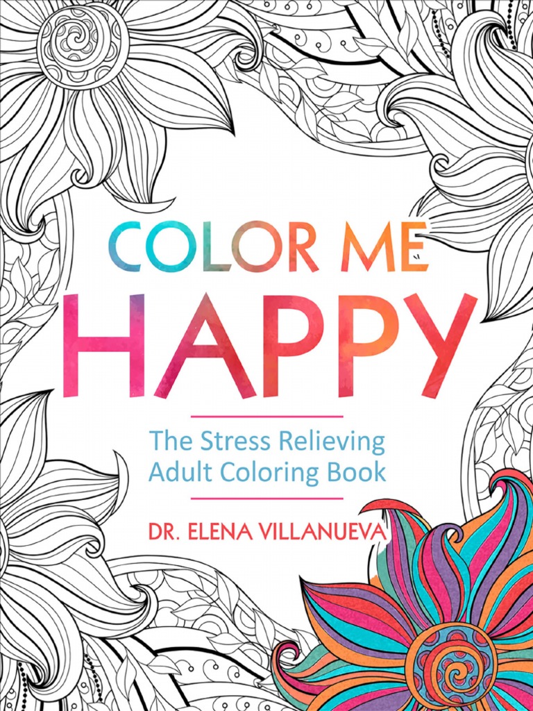Color Me Happy Coloring Book | PDF | Vincent Van Gogh | Gustav Klimt