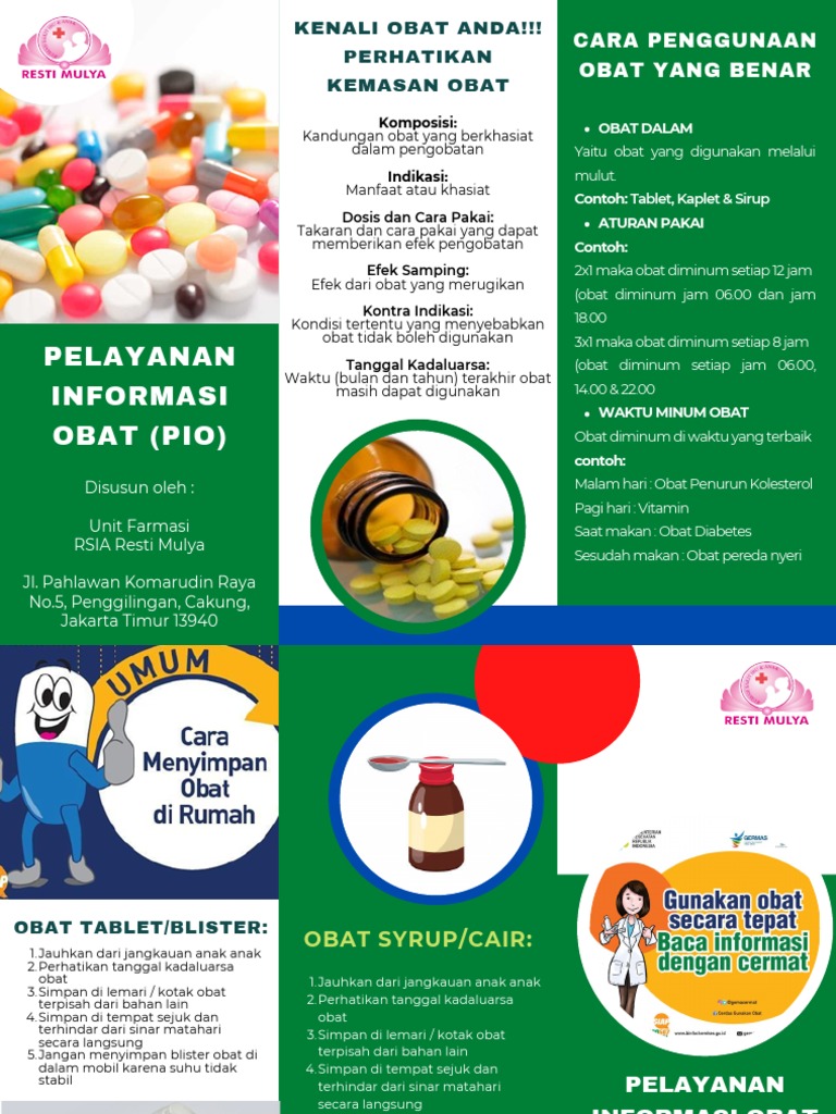 Leaflet Pelayanan Informasi Obat | PDF