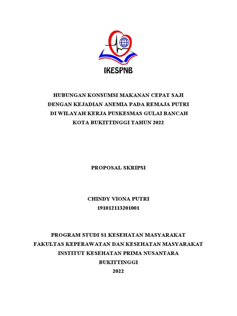 Proposal Chindy | PDF | Sains & Matematika