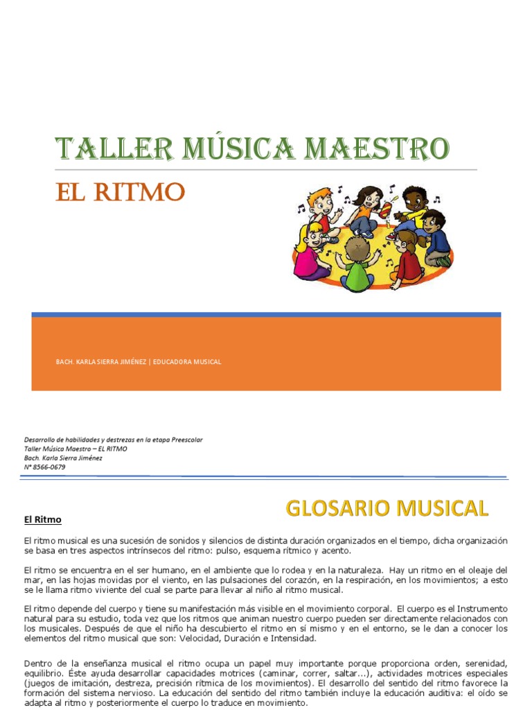 El Ritmo | PDF | Ritmo | Tempo