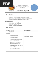 Cot-Health 6 q3 Lesson Plan | PDF | Literacy | Cognition