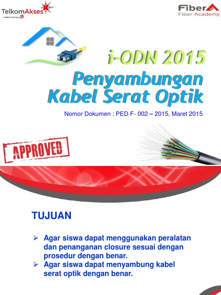 Panduan Penyambungan Kabel Serat Optik | PDF | Sains & Matematika