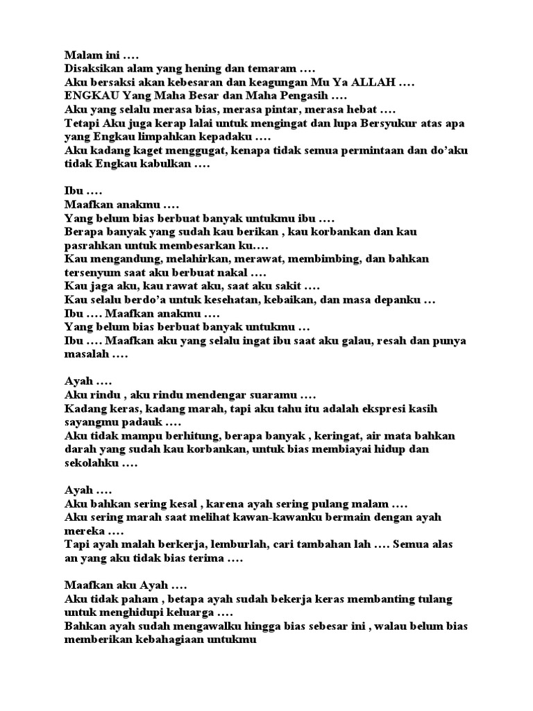 Naskah Renungan | PDF