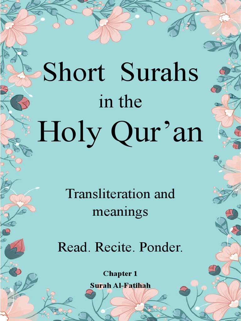Short Surahs: Holy Qur'an | PDF | Quran | Islam