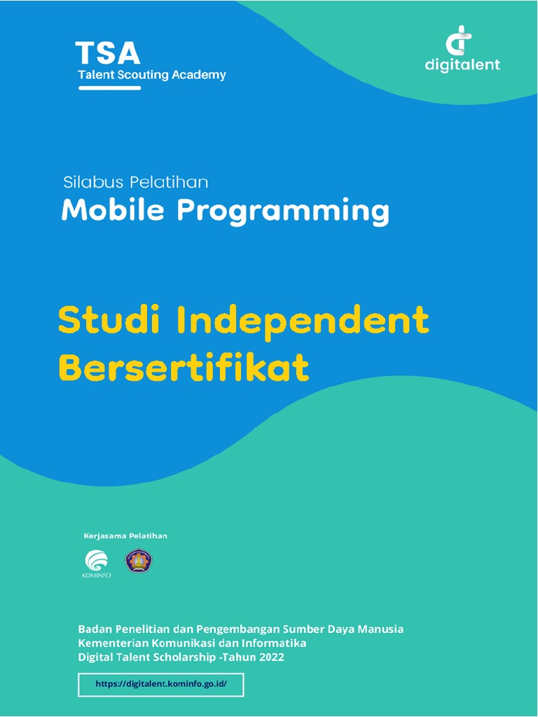 (Fix) Format Silabus Peserta DTS TSA 2022 - Mobile Programming | PDF | Komputer | Teknologi ...