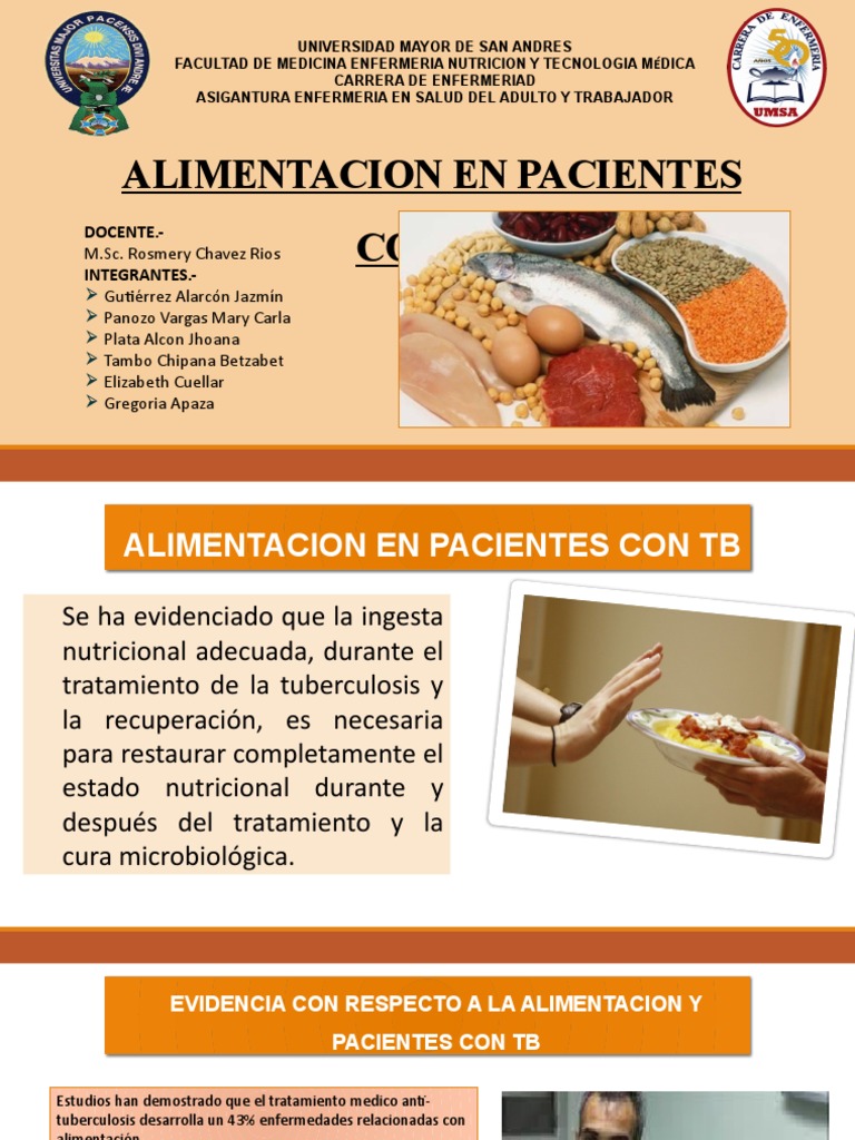 Alimentacion en Pacientes Con TB | PDF | Dieta y nutrición | Nutrición
