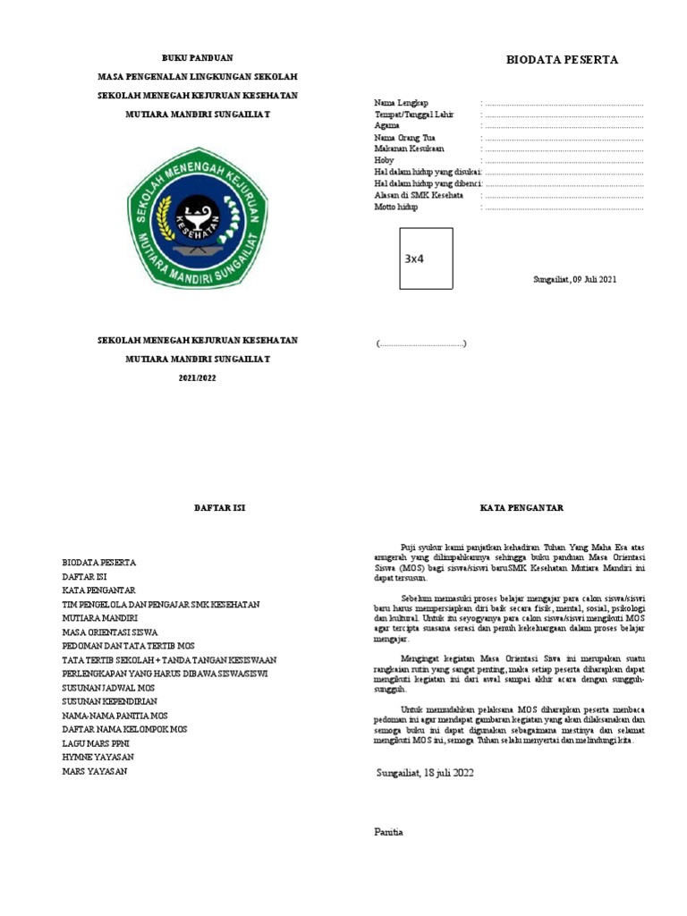 Buku Panduan Mos | PDF