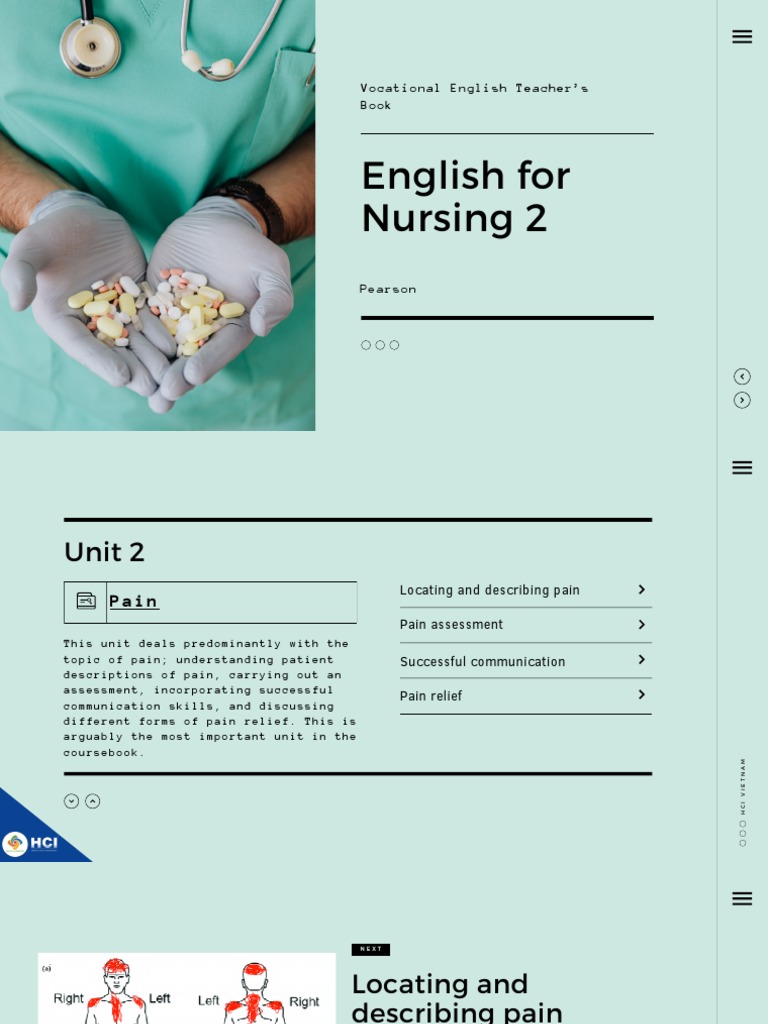 English For Nursing 2: Vocational English Teacher's Book | PDF ...