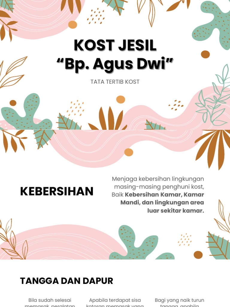 Tata Tertib Kost | PDF