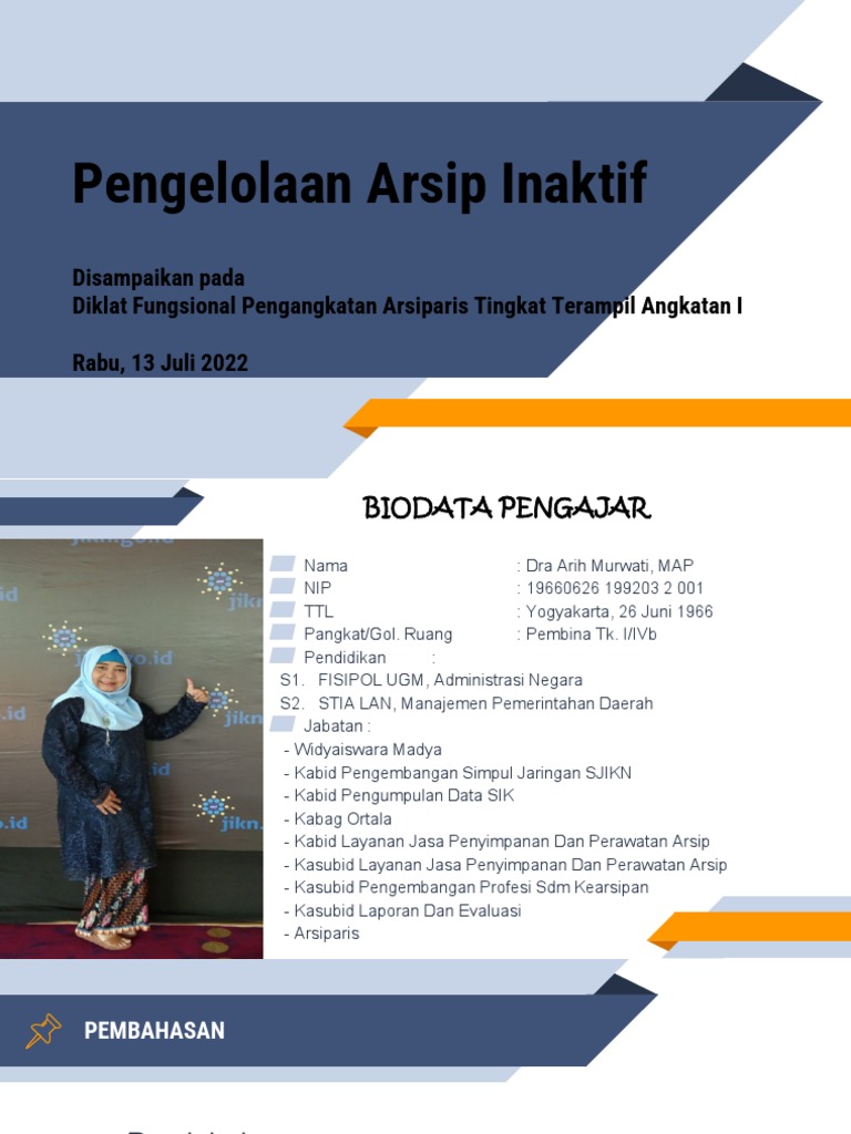 2 - Pengelolaan Arsip Inaktif | PDF