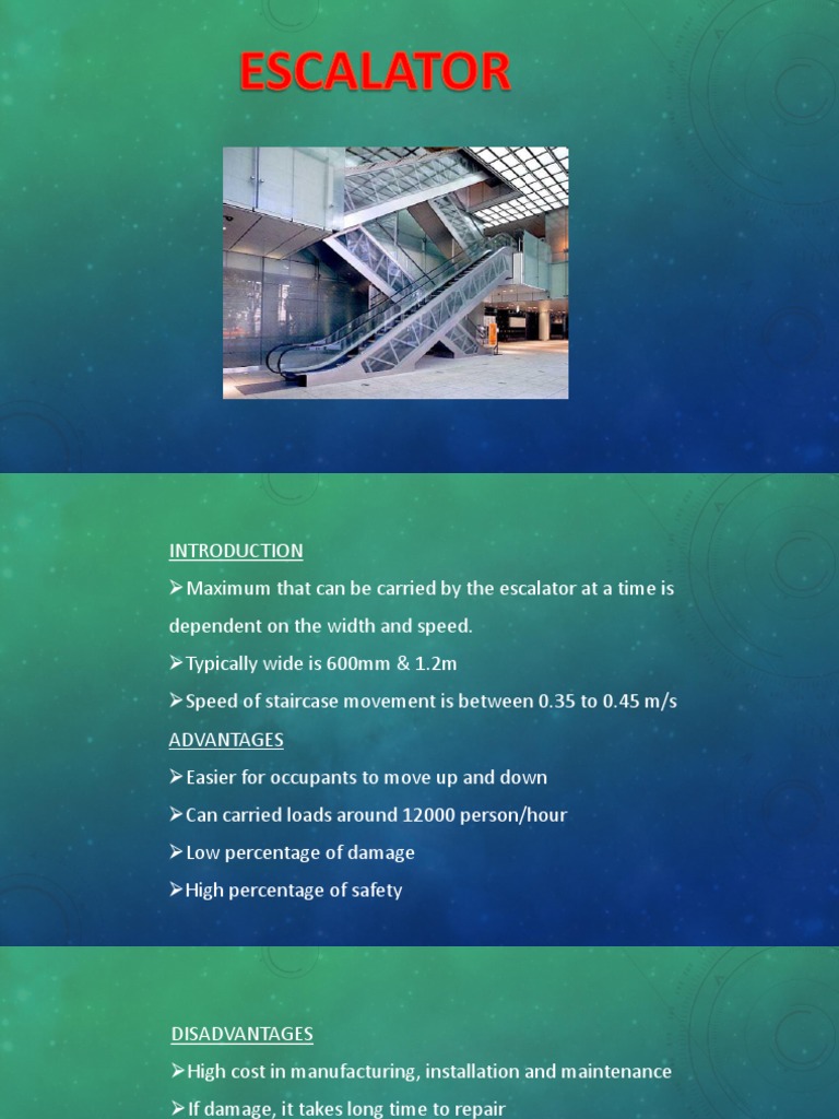 Escalator Components and How They Work | PDF | Escalator | Elevator
