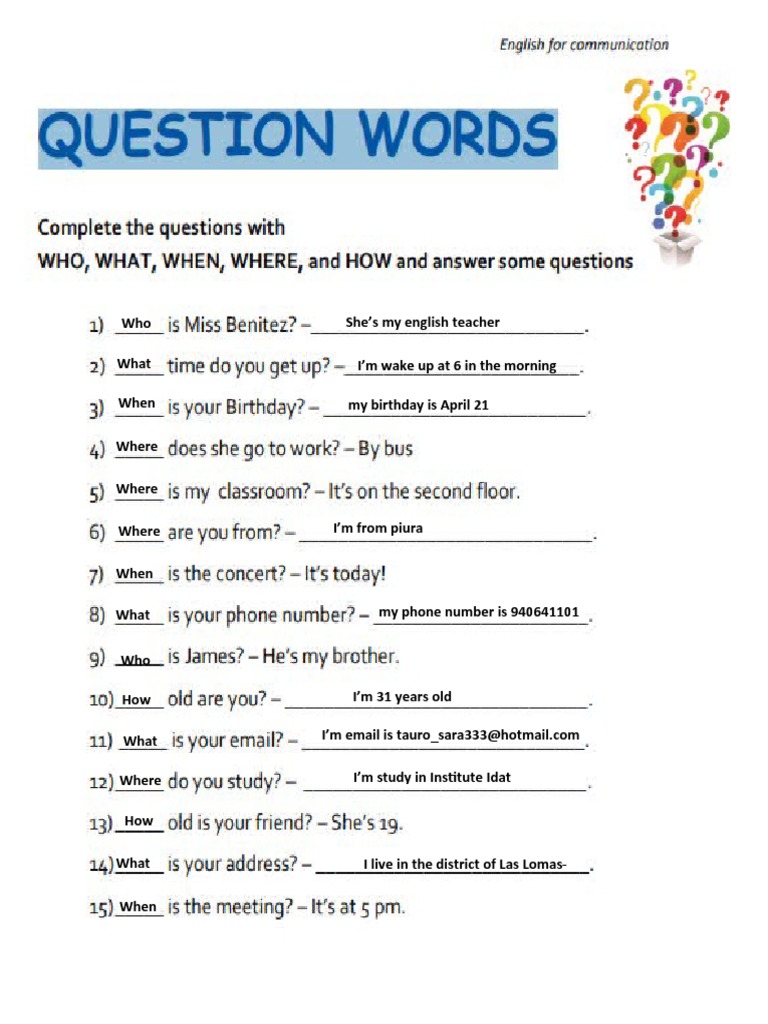 Preguntas y Numeros | PDF