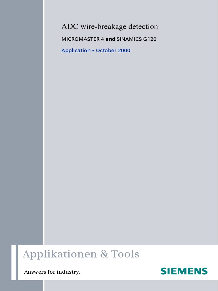 Applikationen & Tools: ADC Wire-Breakage Detection | PDF | Analog To ...
