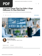 Ultimate Pitch Deck Guide | PDF | Startup Company | Small Business ...