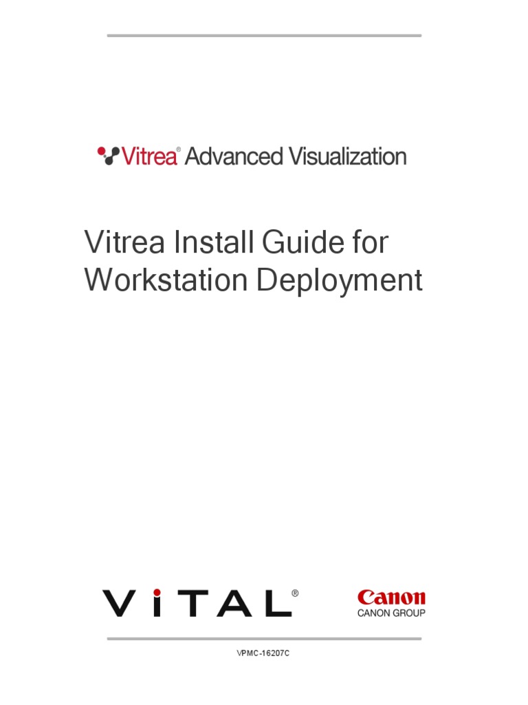 Vitrea Installation Guide For Workstation Deployment | PDF | Ip Address ...