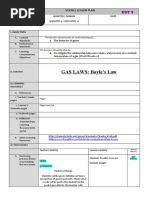 Detailed Lesson Plan in Science 10: Charles' Law | PDF | Gases | Lesson ...