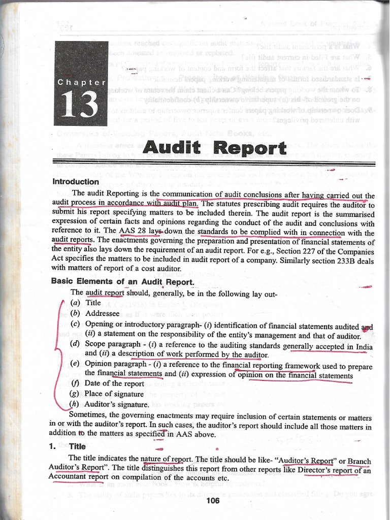 AA Unit 5 - Audit Reporting | PDF