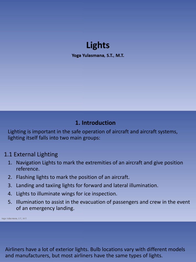 The Importance of Lighting on Aircraft: An In-Depth Look at External ...
