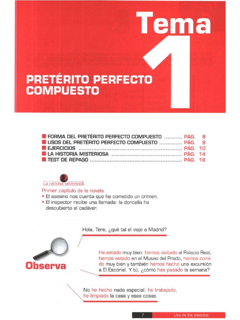 A1-A2 EDELSA Pretérito Perfecto Reg e Irreg | PDF