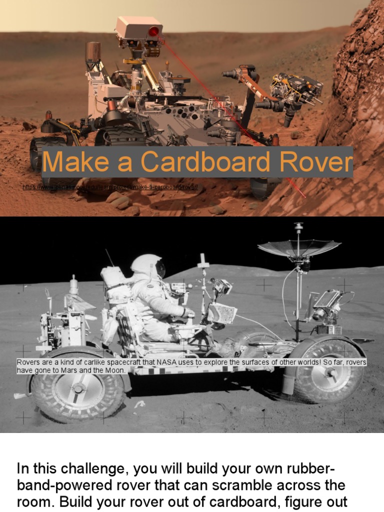 Make a Cardboard Rover | PDF