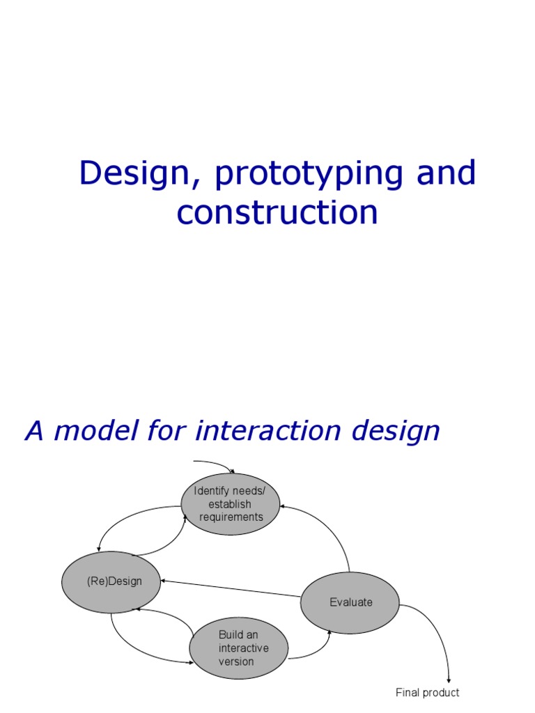 Design, Prototyping and Construction | PDF | Software Prototyping | Prototype