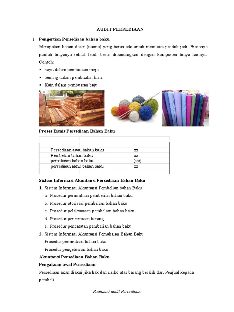 Audit Persediaan | PDF