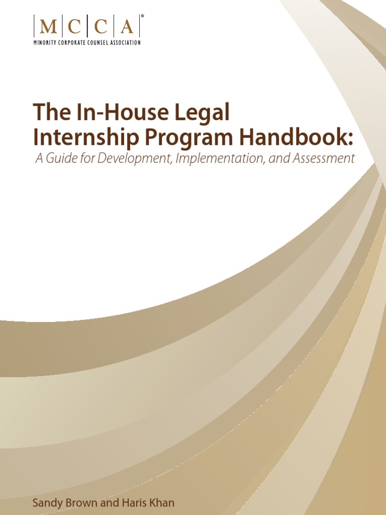 The In-House Legal Internship Program Handbook:: A Guide For ...