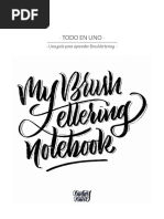 Lettering. Cuaderno de Prácticas | PDF