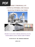 Gypsum Project Proposal | PDF | Drywall | Plaster