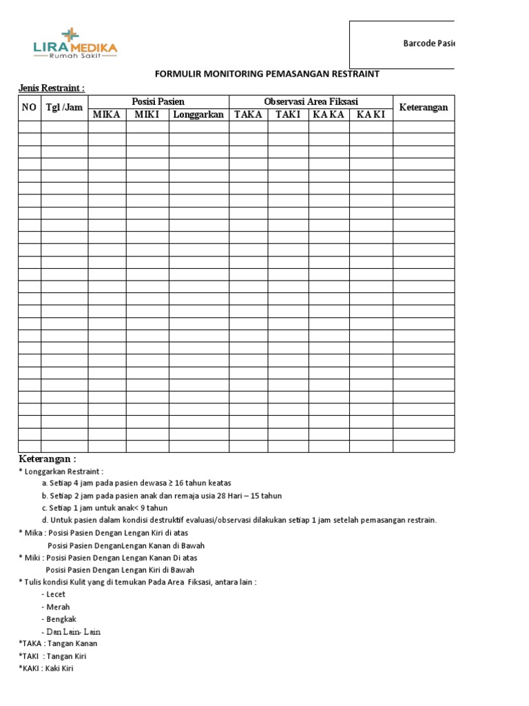 Monitoring Restraint | PDF