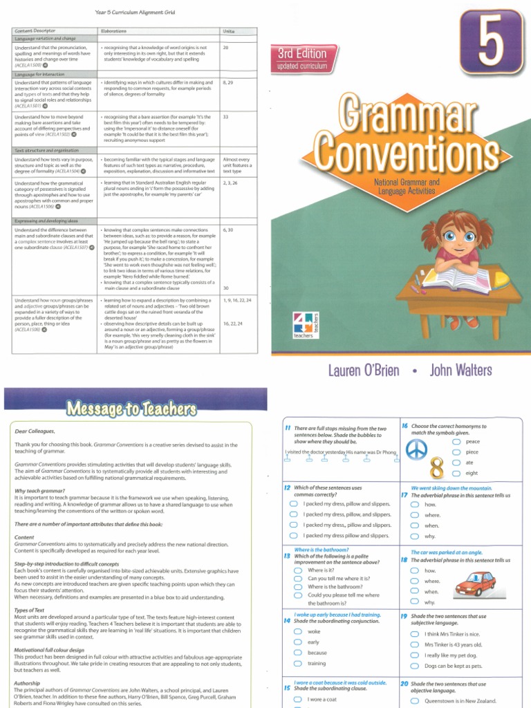 Grammar Conventions 5 | PDF