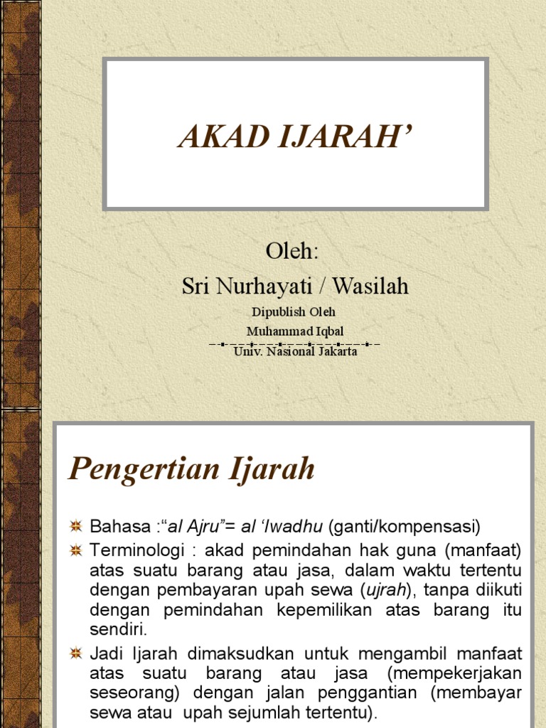 Akuntansi Ijarah 01 | PDF