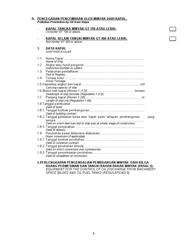 Catatan Sistem Anti Teritip | PDF