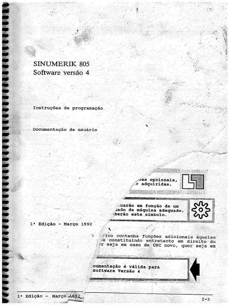 Manual de Programação SINUMERIK 805 | PDF