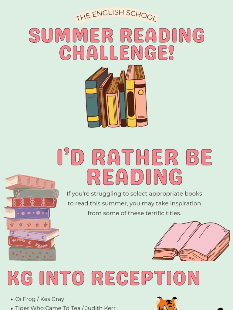 Summer Reading Challenge! | PDF | English Language Literature ...