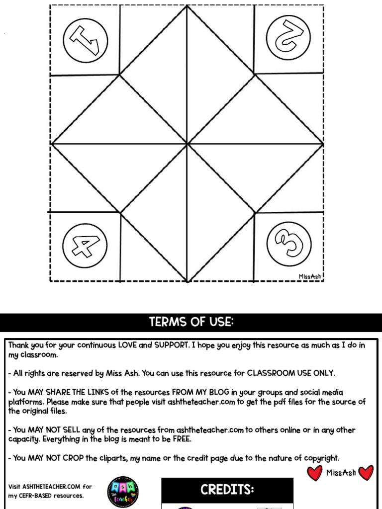 Positive Catcher (Student's Template) | PDF