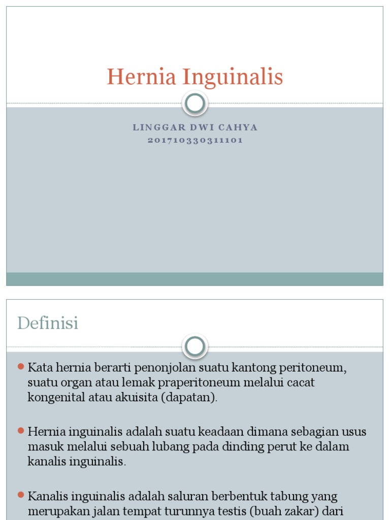 Hernia Inguinalis | PDF