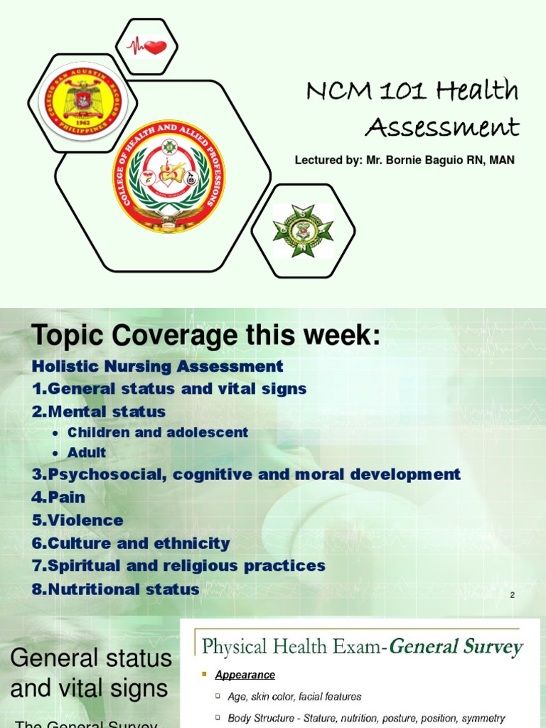 NCM 101 Midterm Notess | PDF | Human Nose | Pain