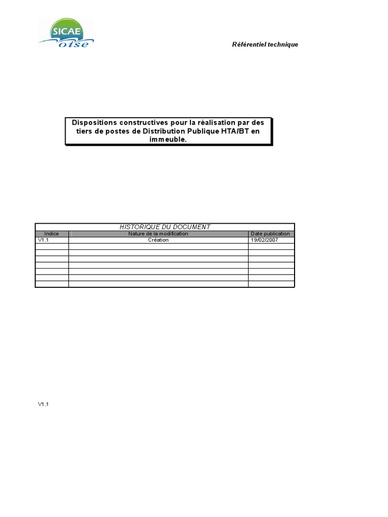 Postes de Transformation HTA/BT en Immeuble | PDF | Transformateur ...