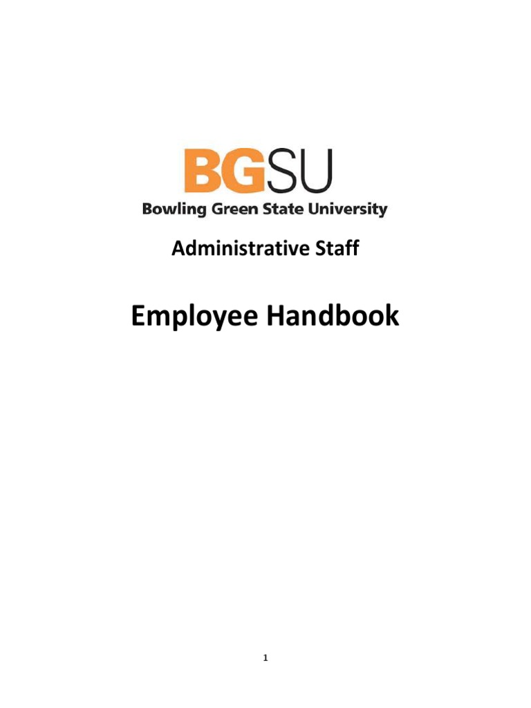 Employee Handbook: Administrative Staff | PDF | Sexual Harassment ...