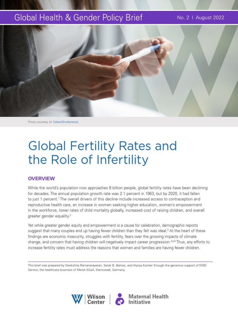 Global Fertility Trends and Infertility Insights | PDF | Infertility ...
