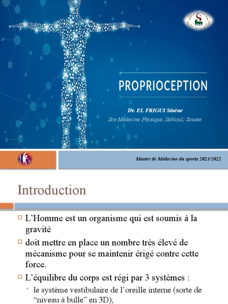 Rééducation et exercices de proprioception | PDF | Sens (physiologie ...